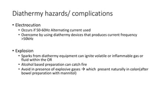 Diathermy principles and types | PPTX