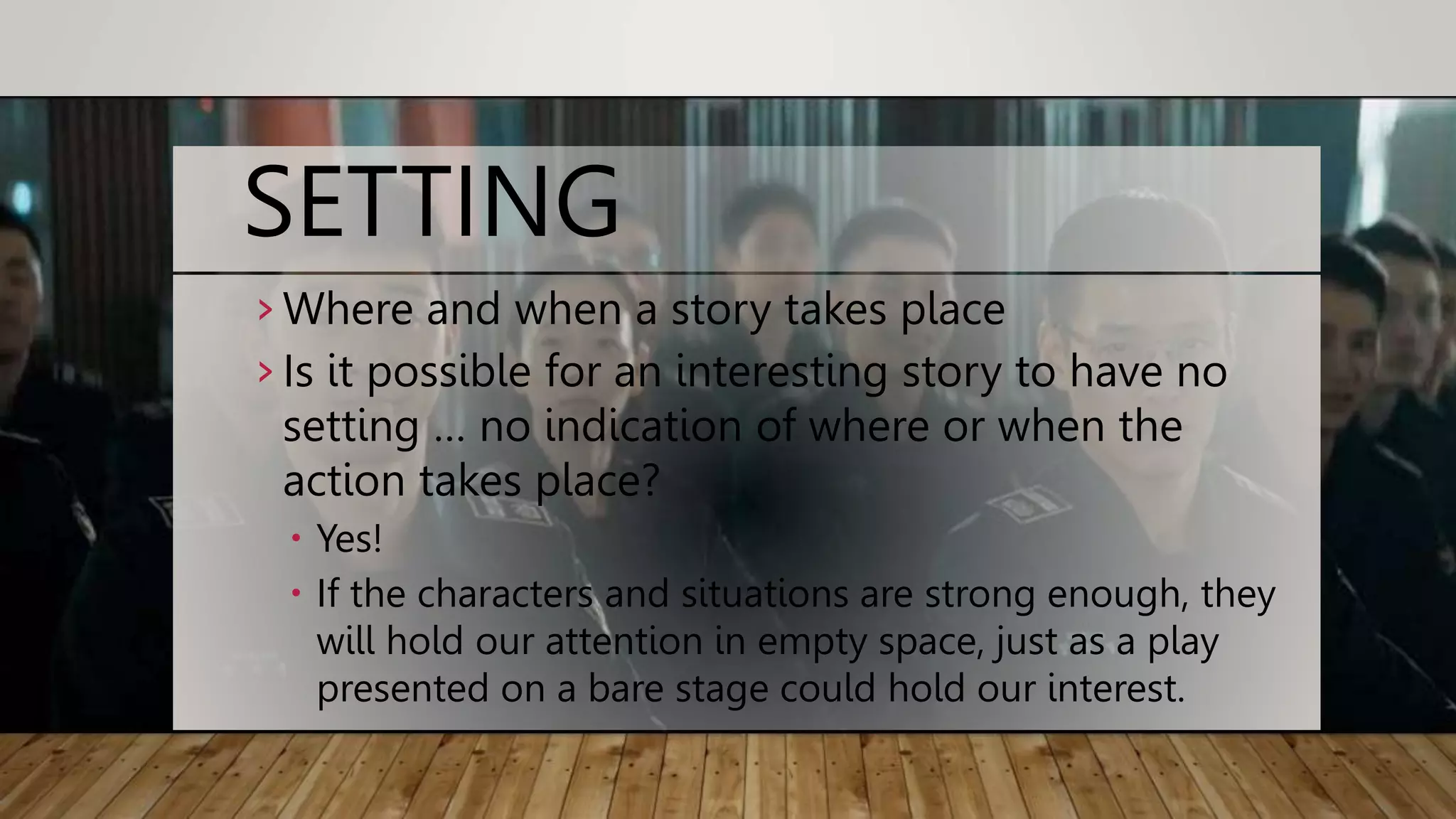 plot Setting and characterization.ppt plot Setting and characterization.ppt
