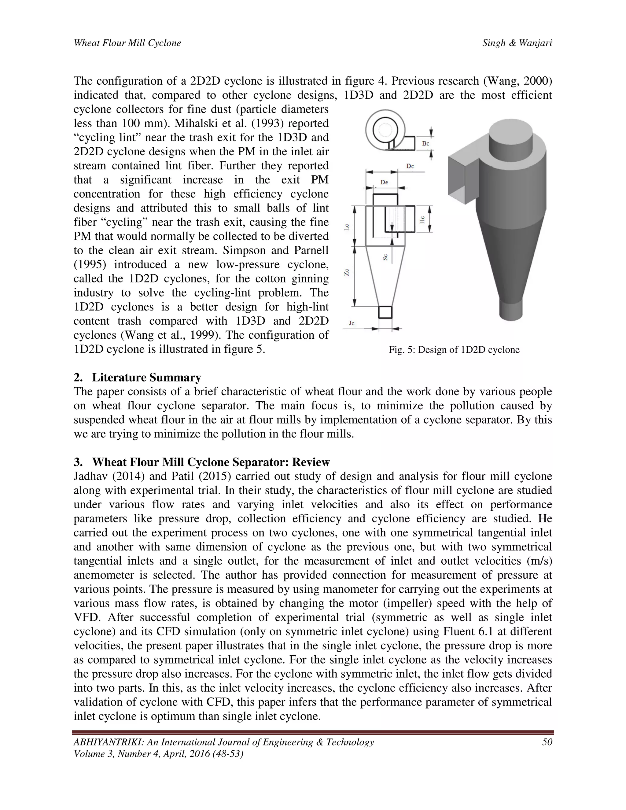 Cyclone Separator | PDF