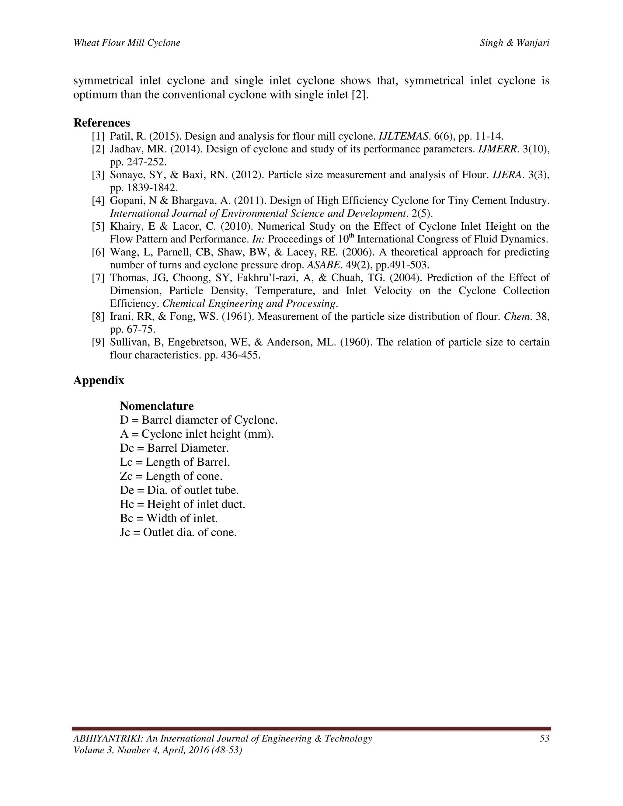 Cyclone Separator | PDF