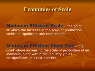 Economies Of Scaleppt | PPT