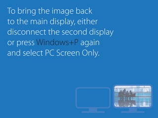 Projecting to a Second Display with Windows 10 | PDF