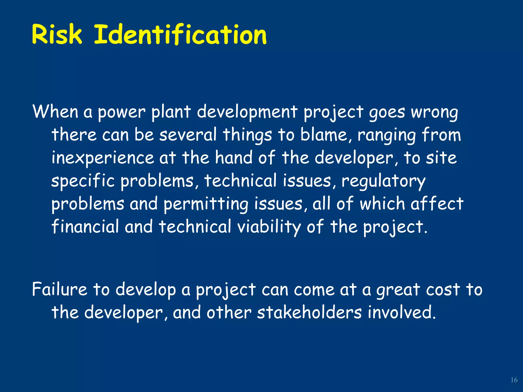Risk Identification in power plants risk i | PDF