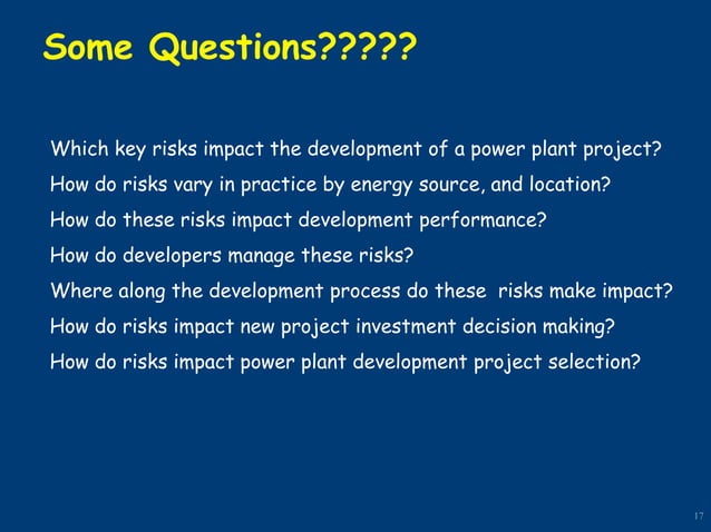 Risk Identification in power plants risk i | PDF