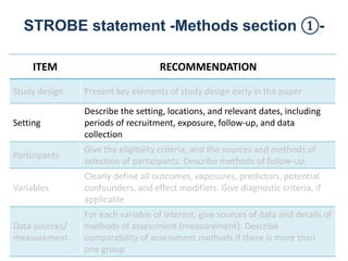 STROBE/STARDの解説 | PPTX