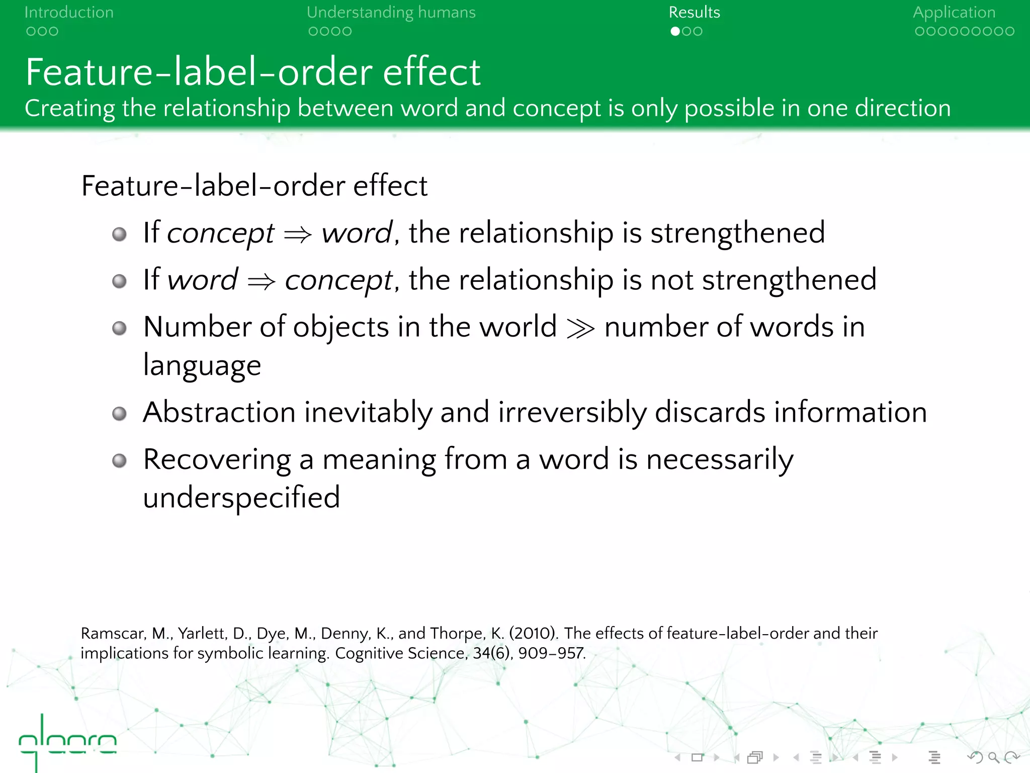 Cognitive plausibility in learning algorithms | PPT