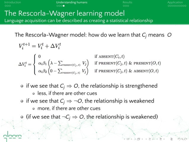 Cognitive plausibility in learning algorithms | PPT