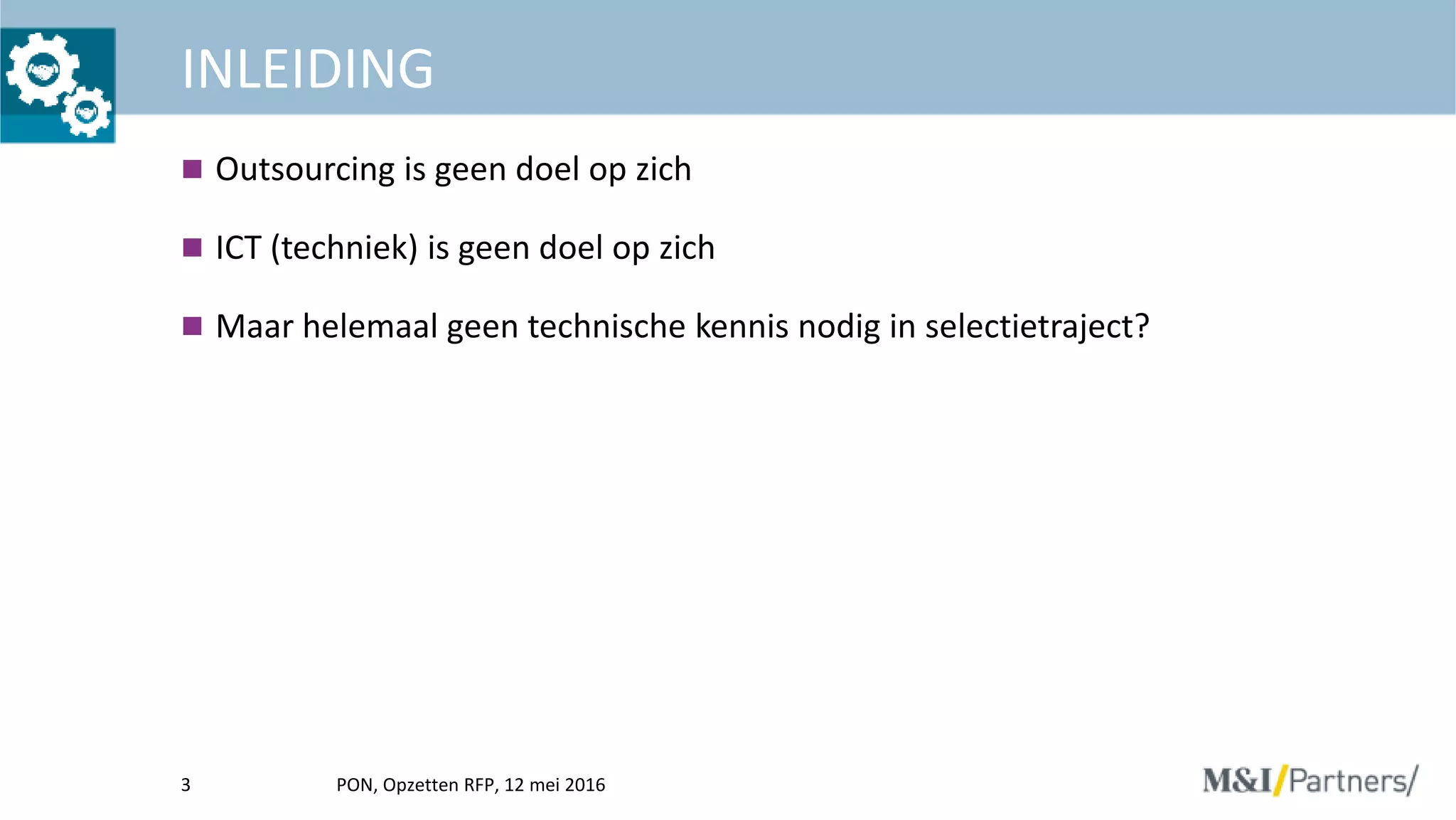 160512 technische kennis in rfp traject | PPTX