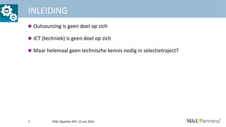 160512 technische kennis in rfp traject | PPT