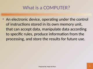 Introduction to Information and Communication Technologies chapter-01 ...