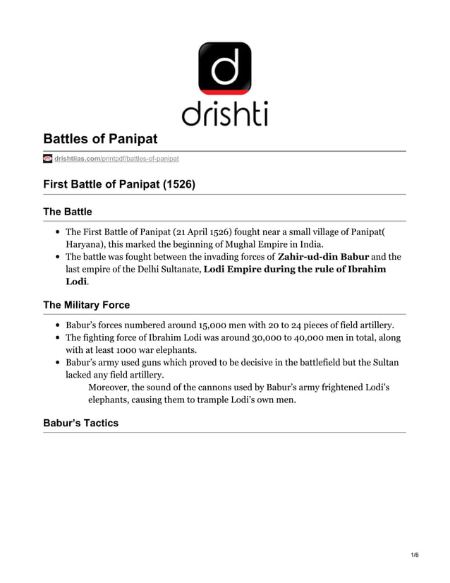 1605511222-battles-of-panipat.pdf | Sikhism | Religion & Spirituality