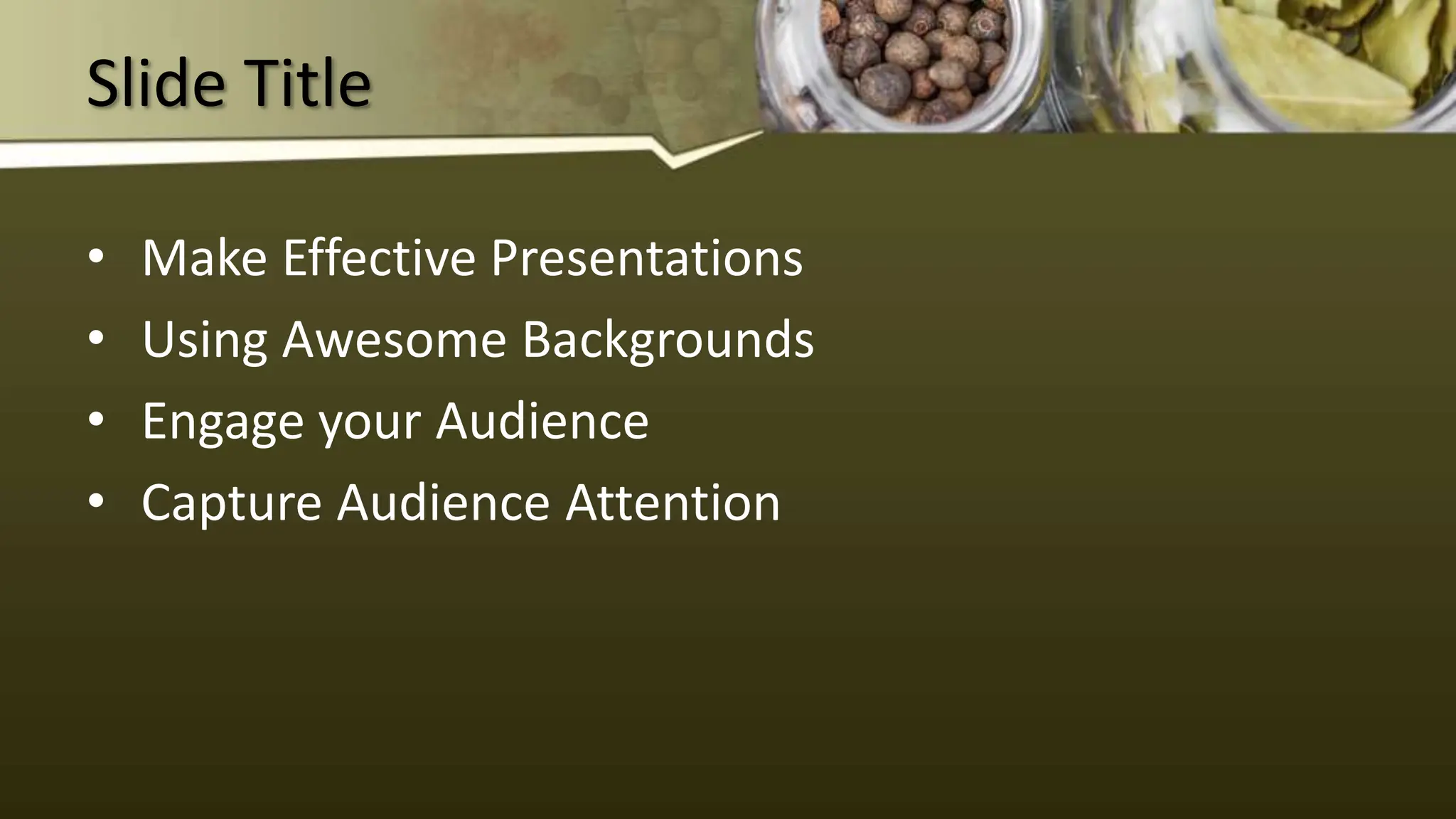 Spice PowerPoint template for PPT making | PPT