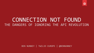 Connection Not Found | PPT