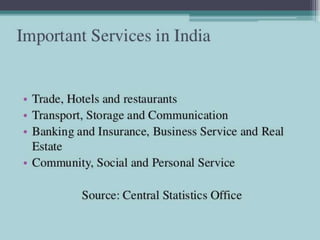 Contribution Of Sectors In GDP Of India | PPTX