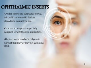 Implant infusion pump & ophthalmic inserts. | PPT