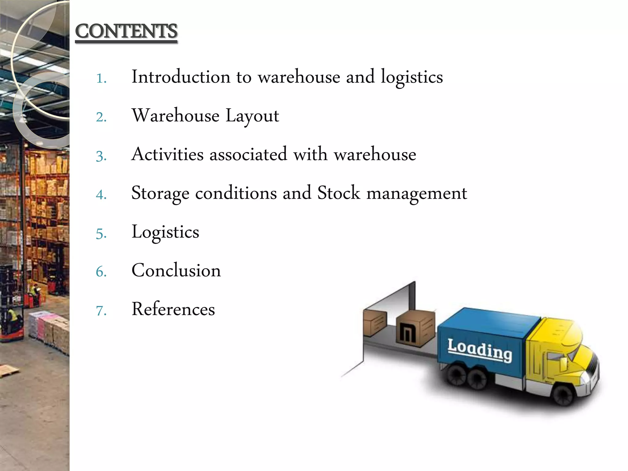 Warehouse logistics for pharmaceutical companies. | PPTX