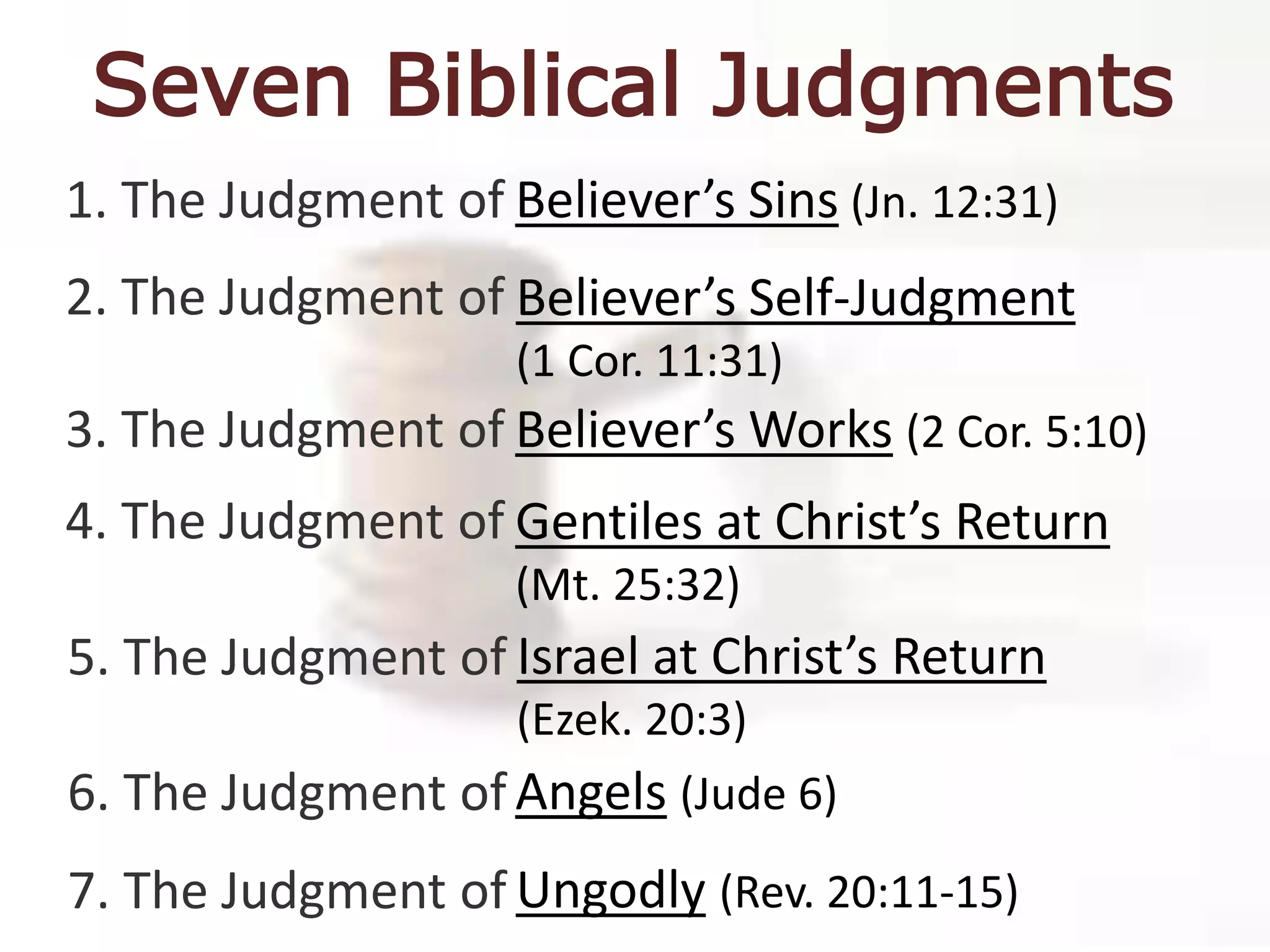 Great White Throne Judgment | PPTX