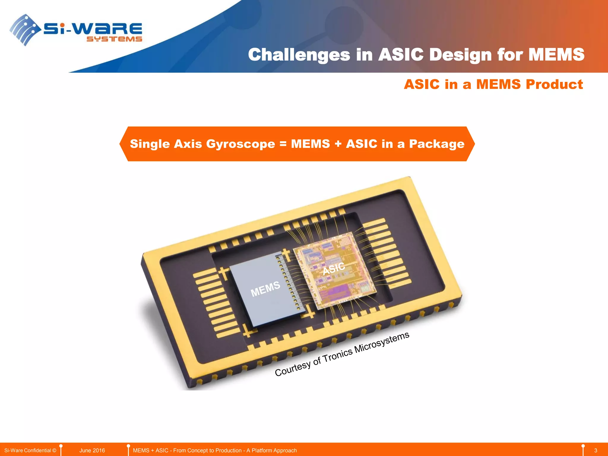 ASICs Development for MEMS Applications: A Platform Approach | PPT