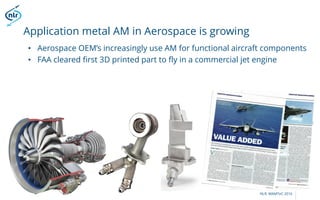 160615 Metal AM for Aerospace and High-End Applications (Marc de Smit ...