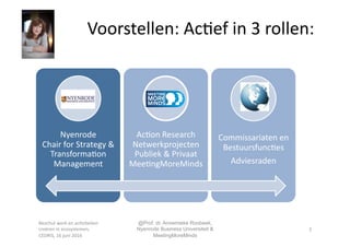 Prof. dr. Annemieke Roobeek - Netwerkleiderschap en ecosystemen | PDF