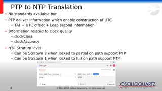 Improving NTP Installed Base Time Accuracy | PPTX | Computer Networking | Computing