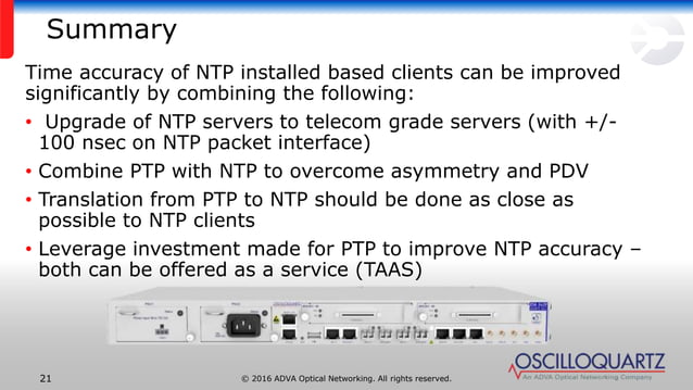 Improving Ntp Installed Base Time Accuracy Pptx Computer Networking