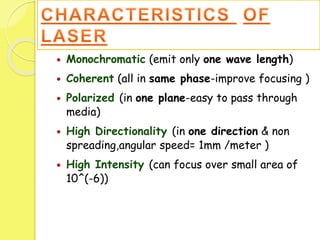ppt on Laser:Brief study | PPTX