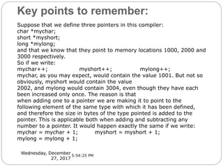 ppt on pointers | PPTX