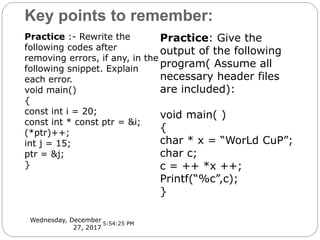 ppt on pointers | PPTX