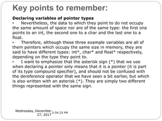 ppt on pointers | PPTX