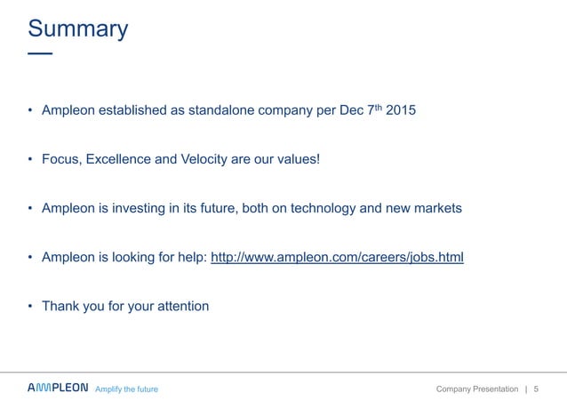 160630 ampleon rob hoeben (company presentation) | PPT