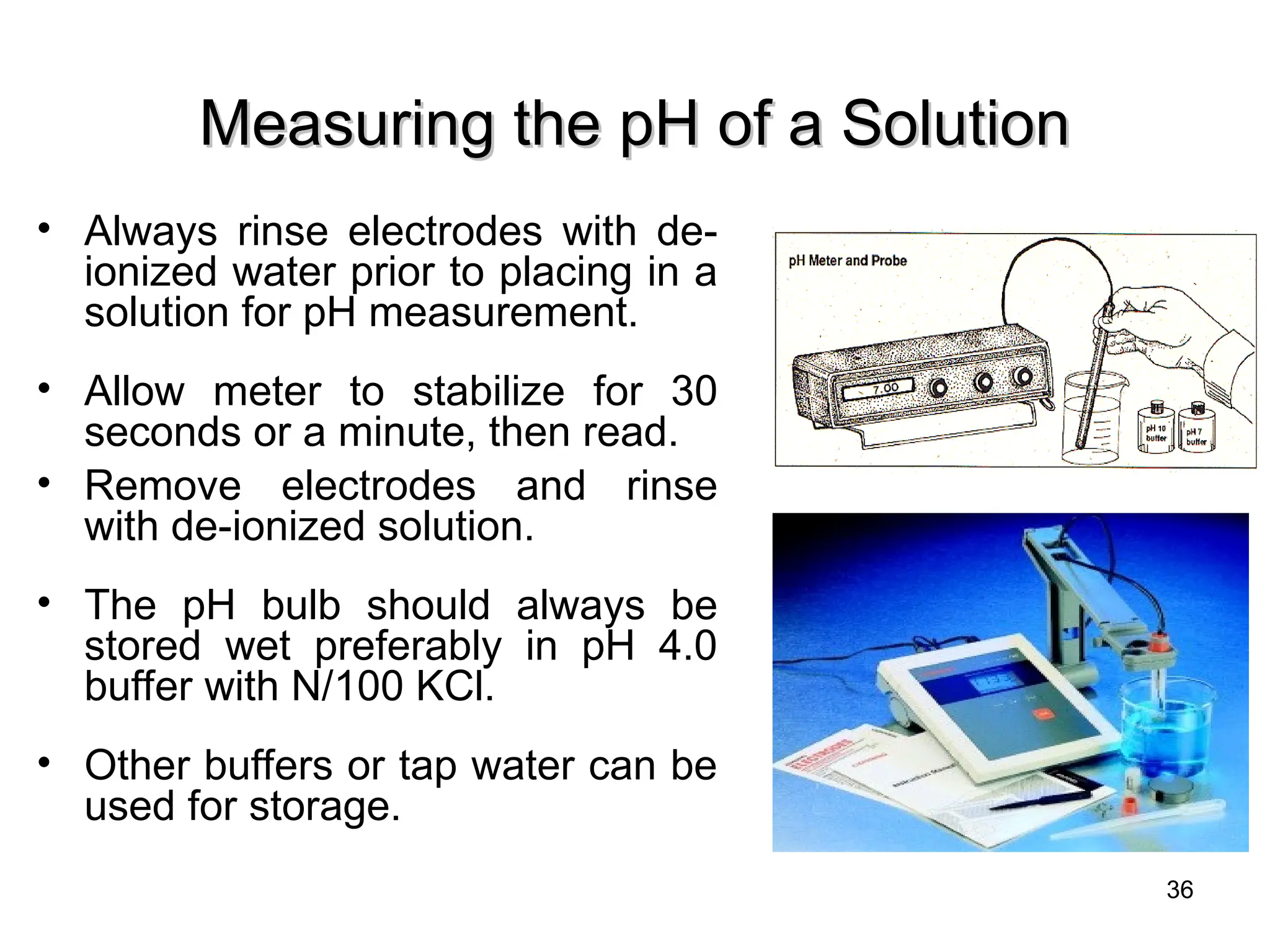 Potentiometery (ph-and-ph-meter) use in laboratory | PPT