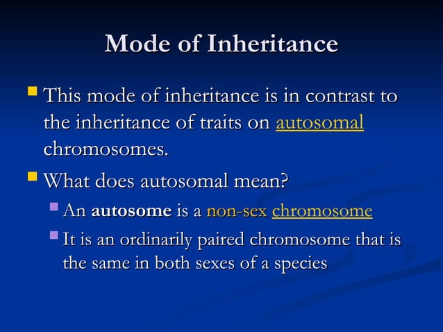 1606735473 Sex Linkage And Sex Linked Traits Ppt