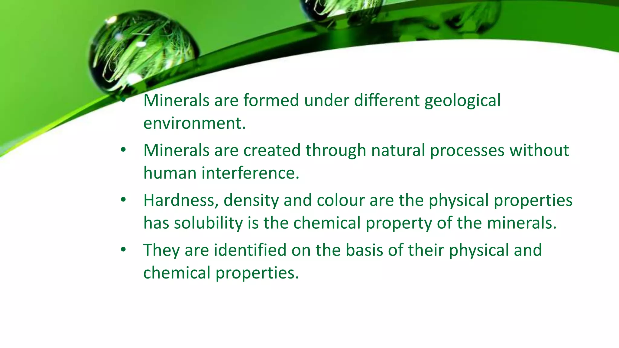 Mineral Resources | PPTX