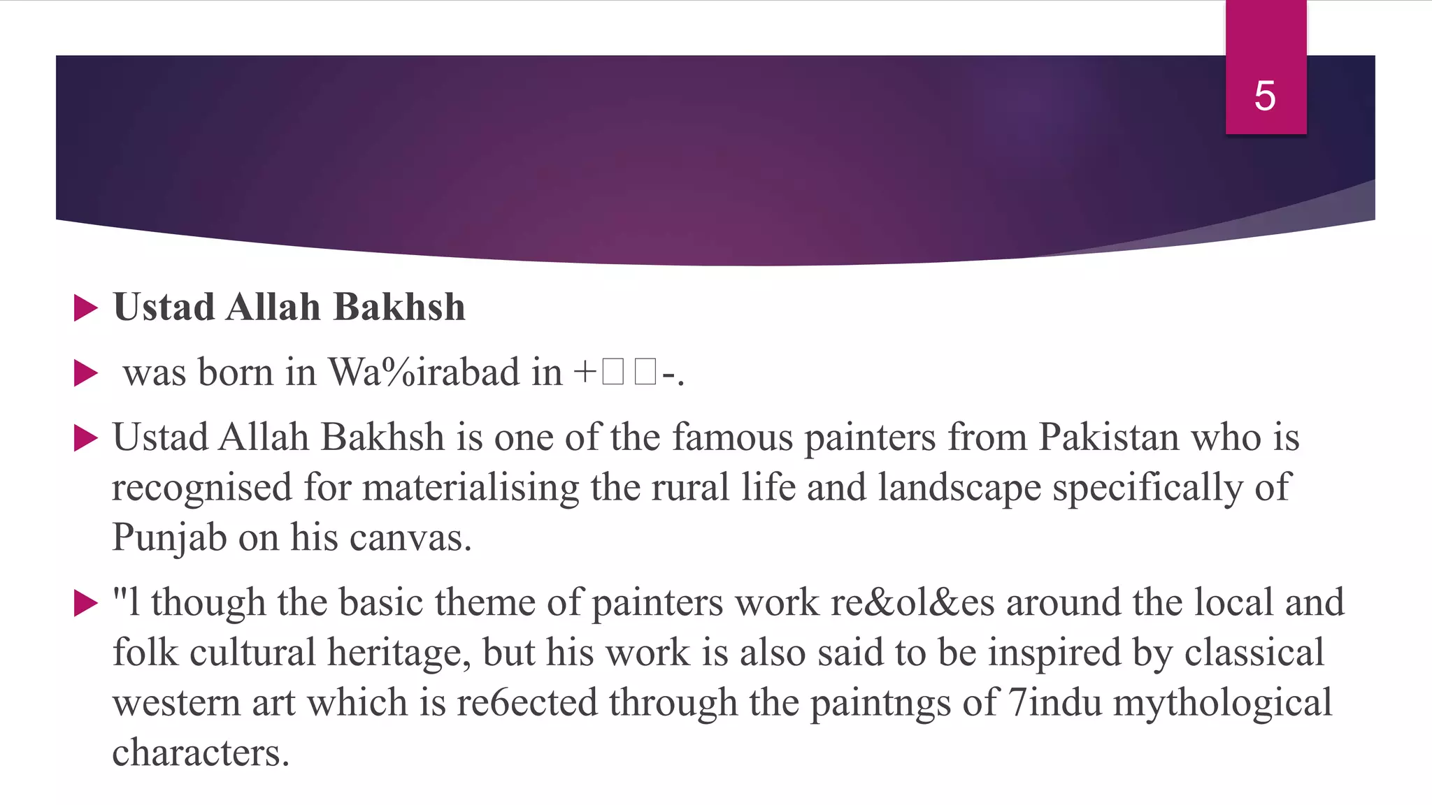 Abdur Rahman Chugtai Painter | PPTX