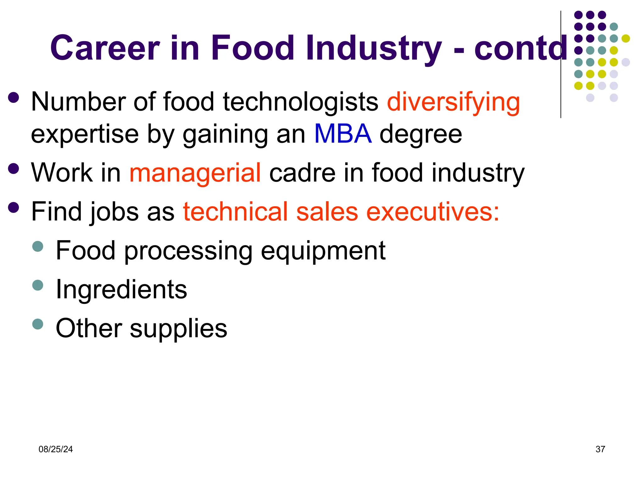 introduction to food science and technology | PPT