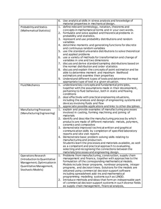 Industrial Engineering Subjects | DOCX