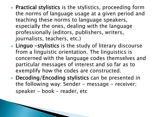 Intro to Stylistics Types - 1606984051.ppt