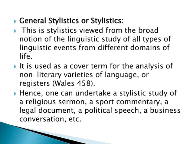 Intro to Stylistics Types - 1606984051.ppt