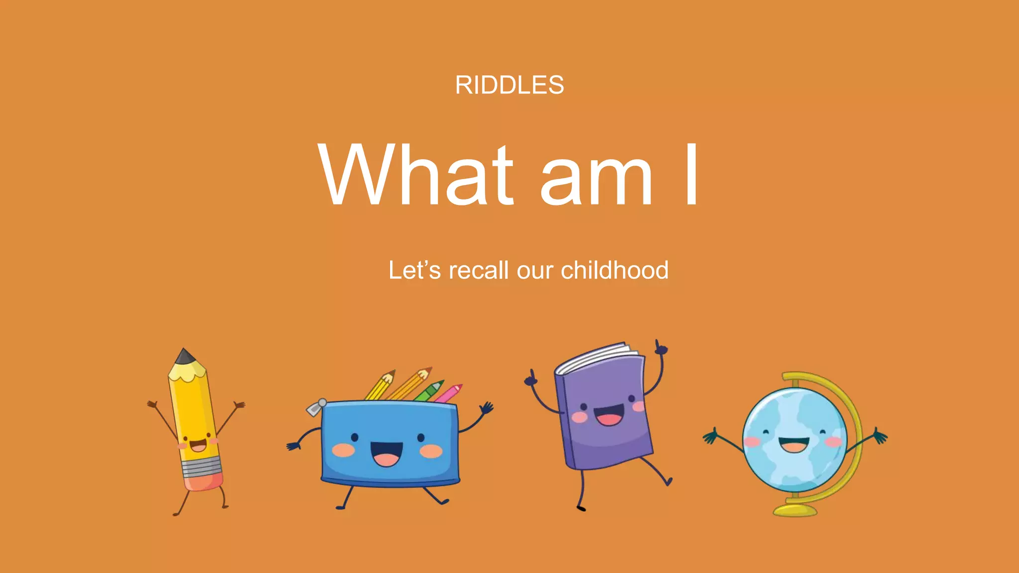 RIDDLES, WHAT AM I | PPSX