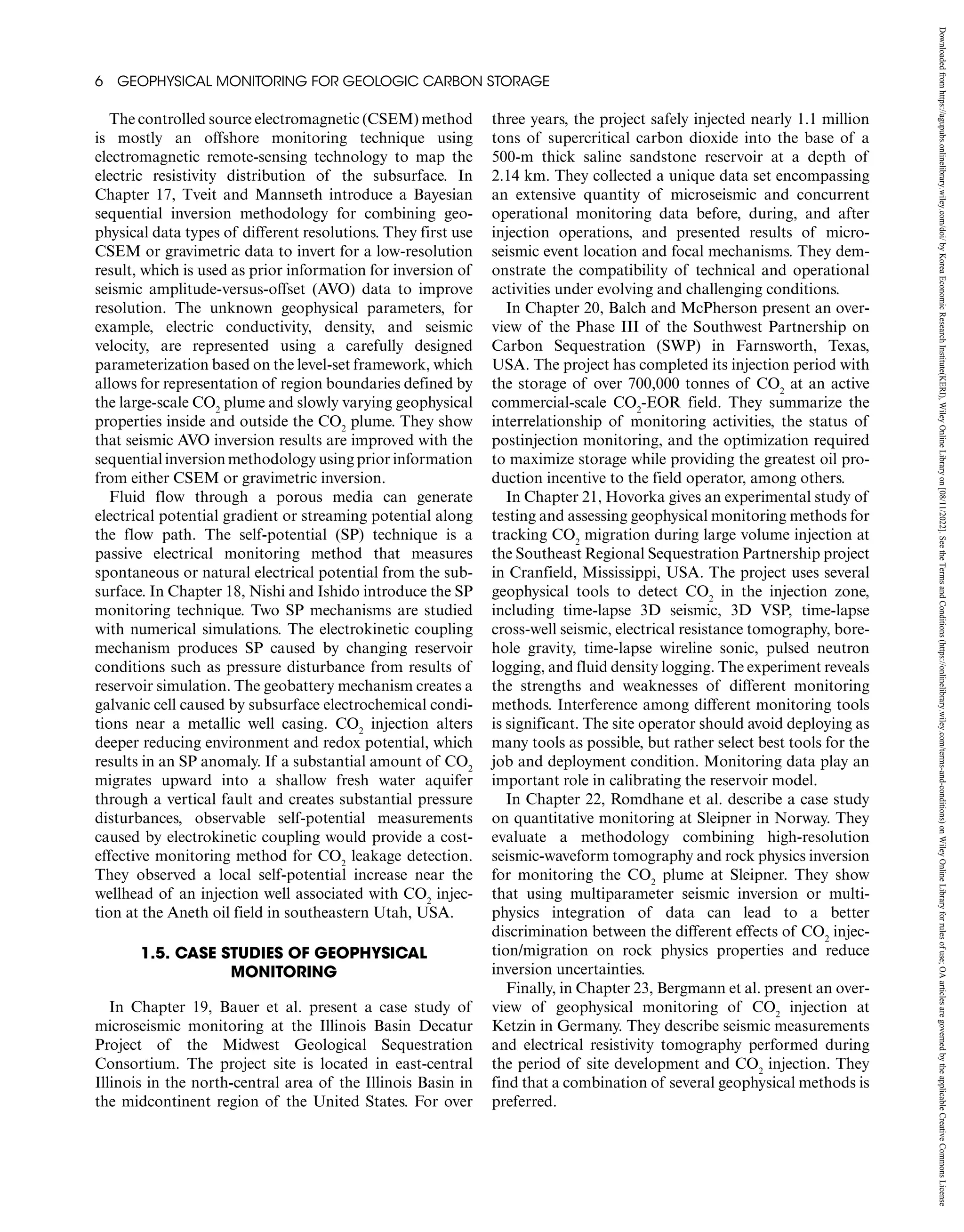 Geophysical Monitoring for Geologic Carbon Storage Lianjie Huang | PDF
