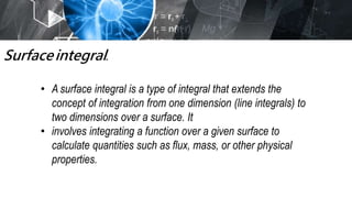 SURFACE INTEGRAL | PPTX