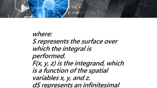 SURFACE INTEGRAL | PPTX