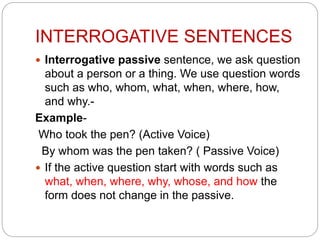 POWERPOINT PRESENTATION ON ENGLISH GRAMMAR TOPIC - VOICE | PPTX
