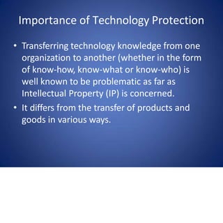 Technology-protection | PPTX