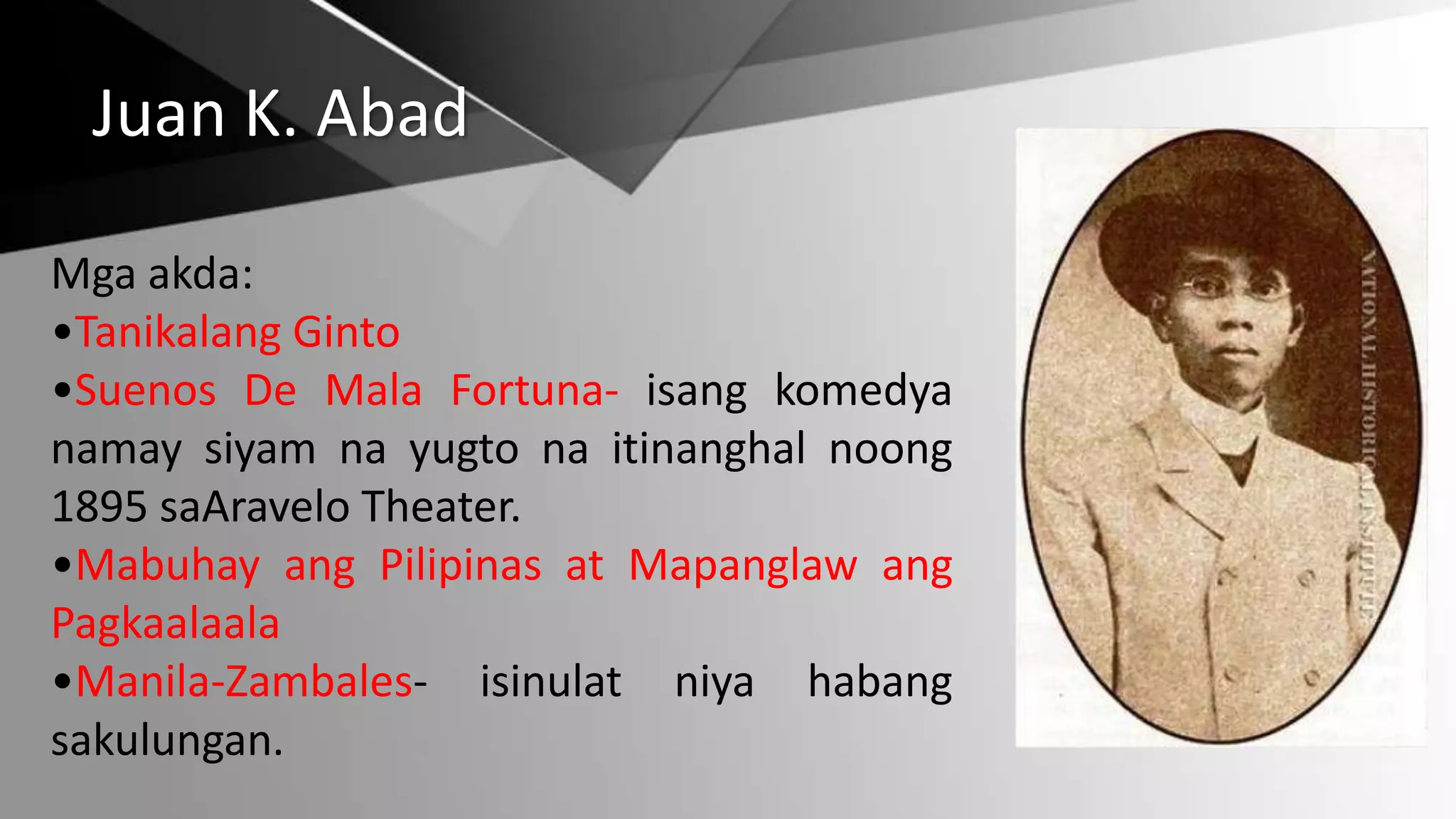 Sarsuwela: Kaligirang Pangkasaysayan, Elemento at Bahagi nito | PPTX