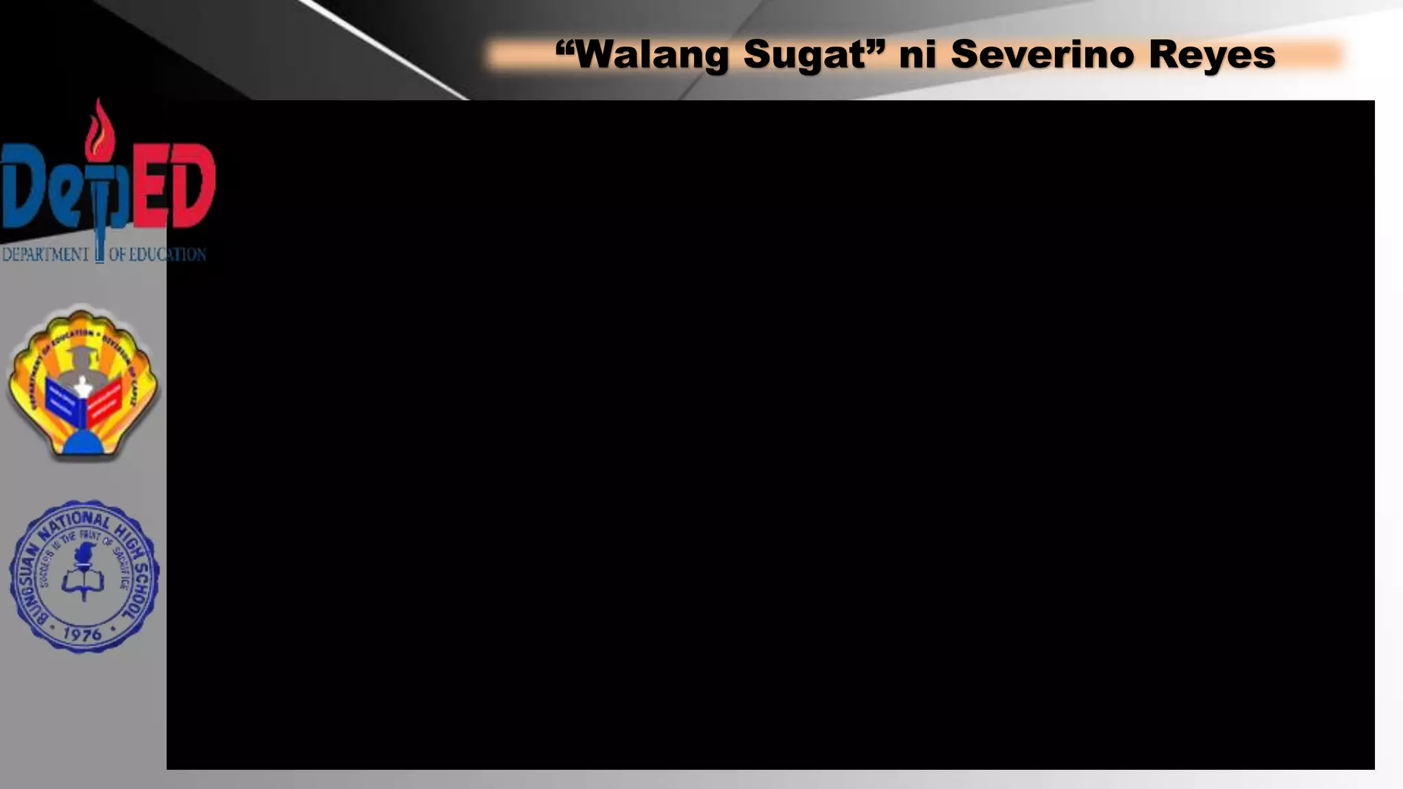 Sarsuwela: Kaligirang Pangkasaysayan, Elemento at Bahagi nito | PPTX