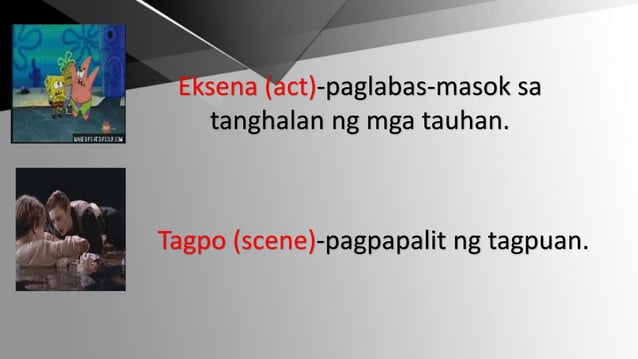 Sarsuwela: Kaligirang Pangkasaysayan, Elemento at Bahagi nito | PPTX