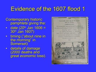 The 1607 Flood: A Tsunami in the Bristol Channel? | PPT