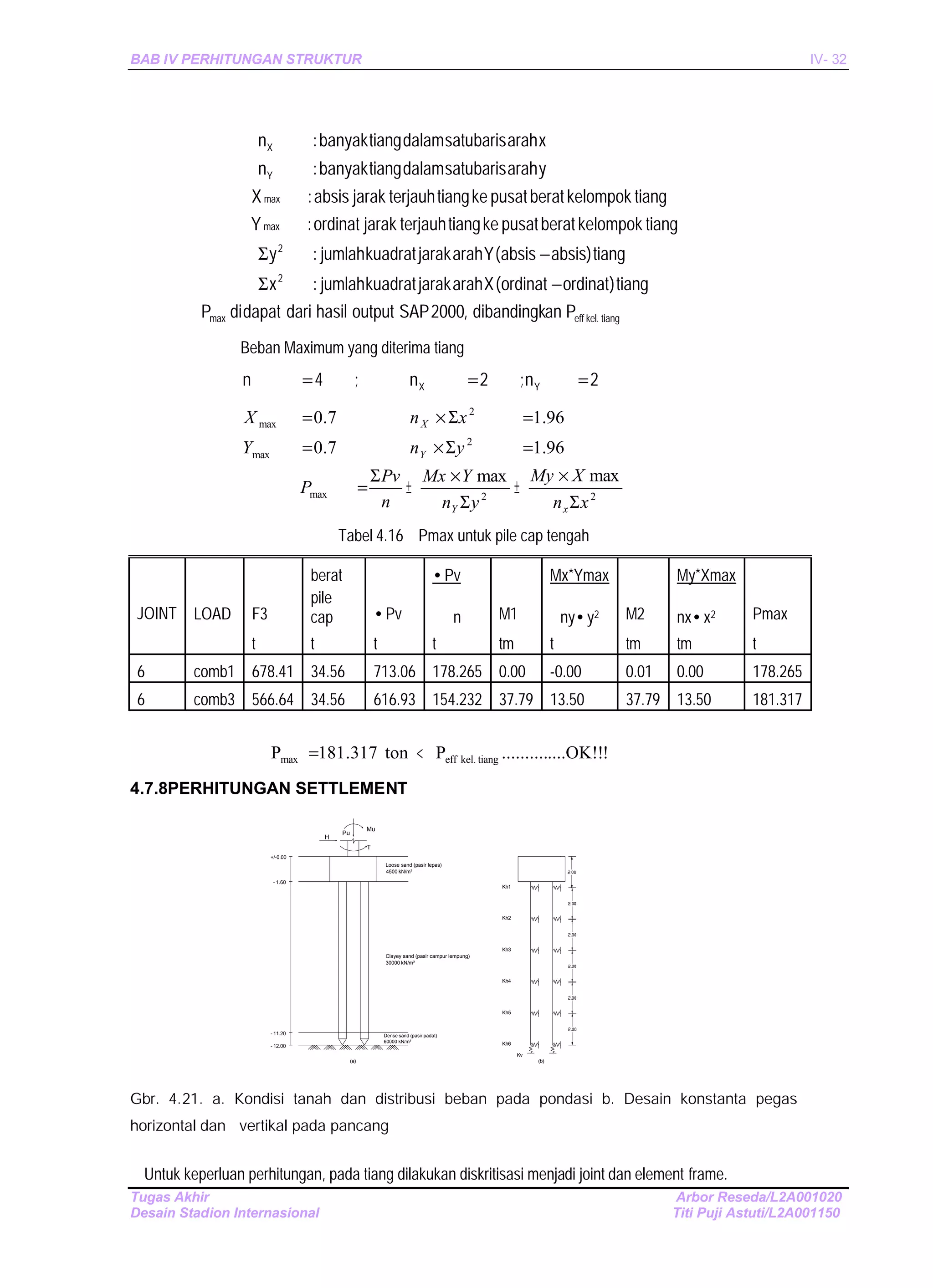 perhitungan struktur lapangan sepak bola | PDF